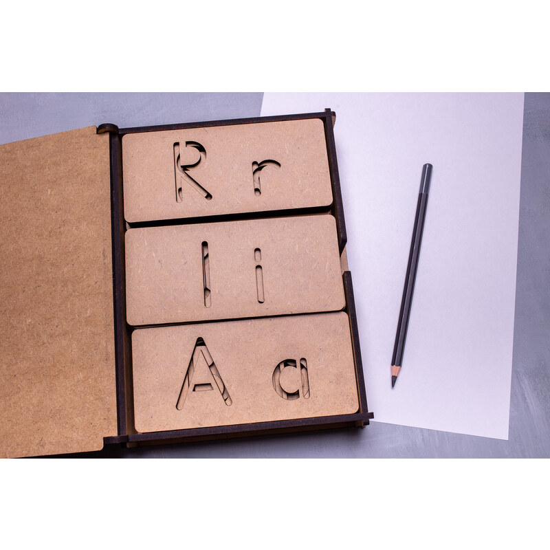 Šablóny na písanie Abeceda - GLAMI.sk