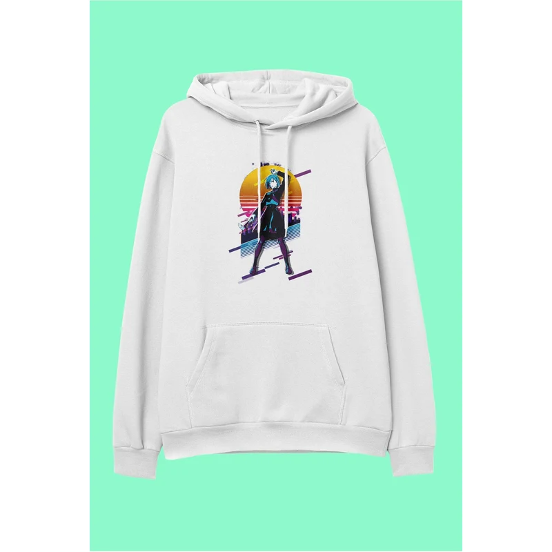 Corvo Nadrozmerná mikina s kapucňou a potlačou anime postavy Jujutsu ...