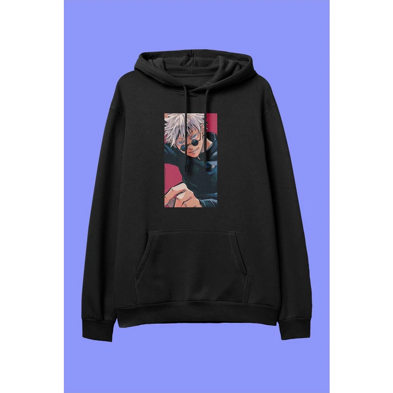 ZOKAWEAR Mikina s kapucňou a potlačou anime postavy Jujutsu Kaisen ...