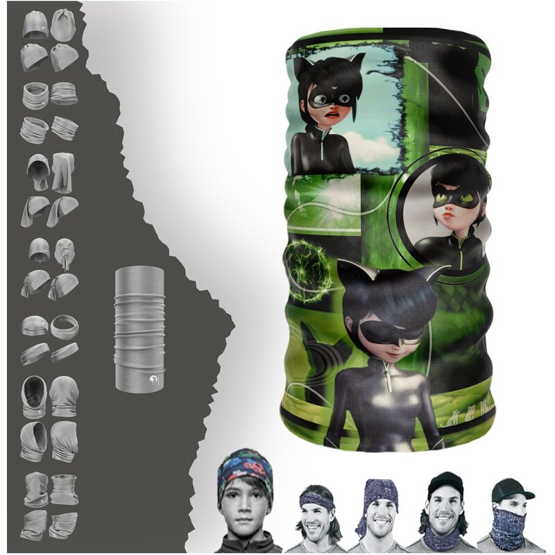 e-Taktik Marinette Dupain-cheng vzorovaný bezšvový golier na krk ...