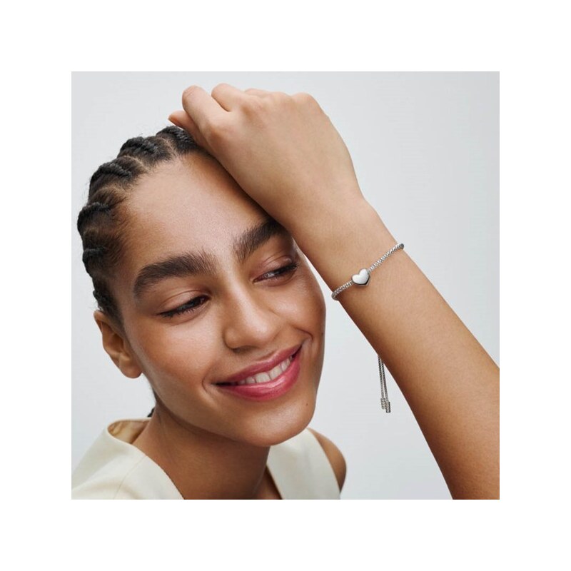 Prívesok PANDORA Moments Srdce na gravírovanie Be love 793439C00 - GLAMI.sk