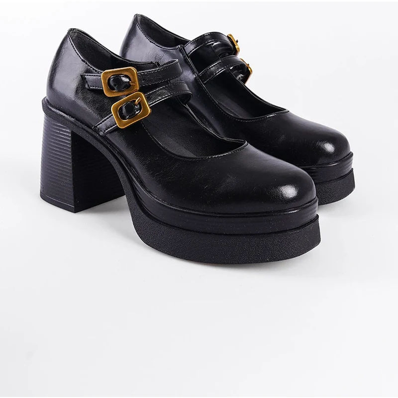 Capone Outfitters High Heel Buckled Mary Jane Women's Shoes - GLAMI.sk