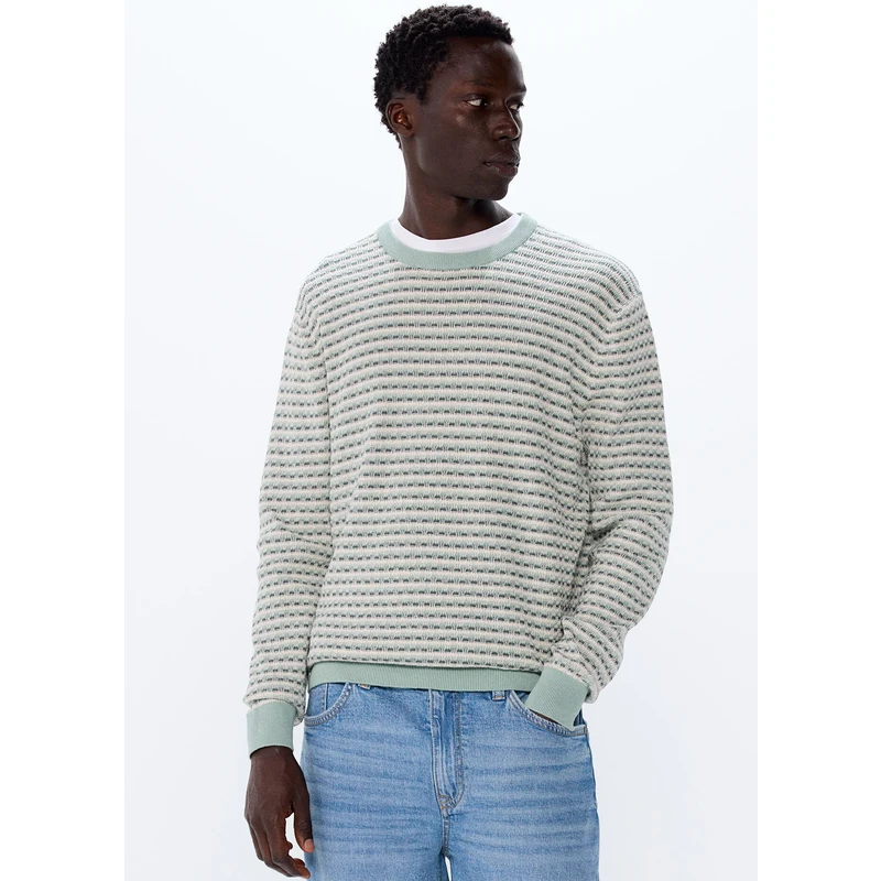 SPRINGFIELD Pánsky pruhovaný sveter - GLAMI.sk