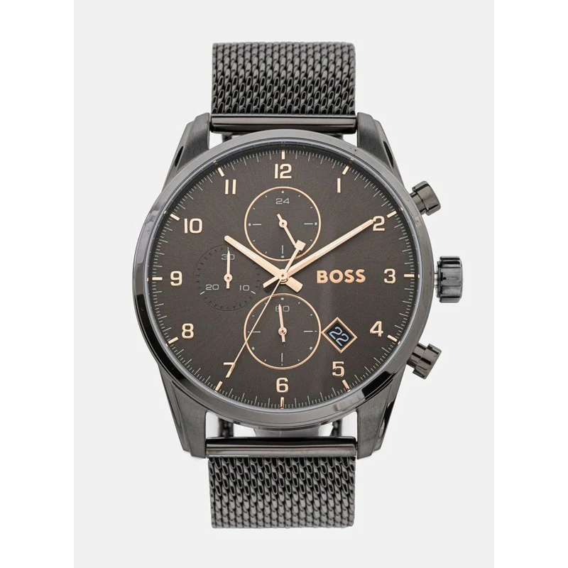 Hodinky BOSS pánske, strieborná farba, 1513837 - GLAMI.sk