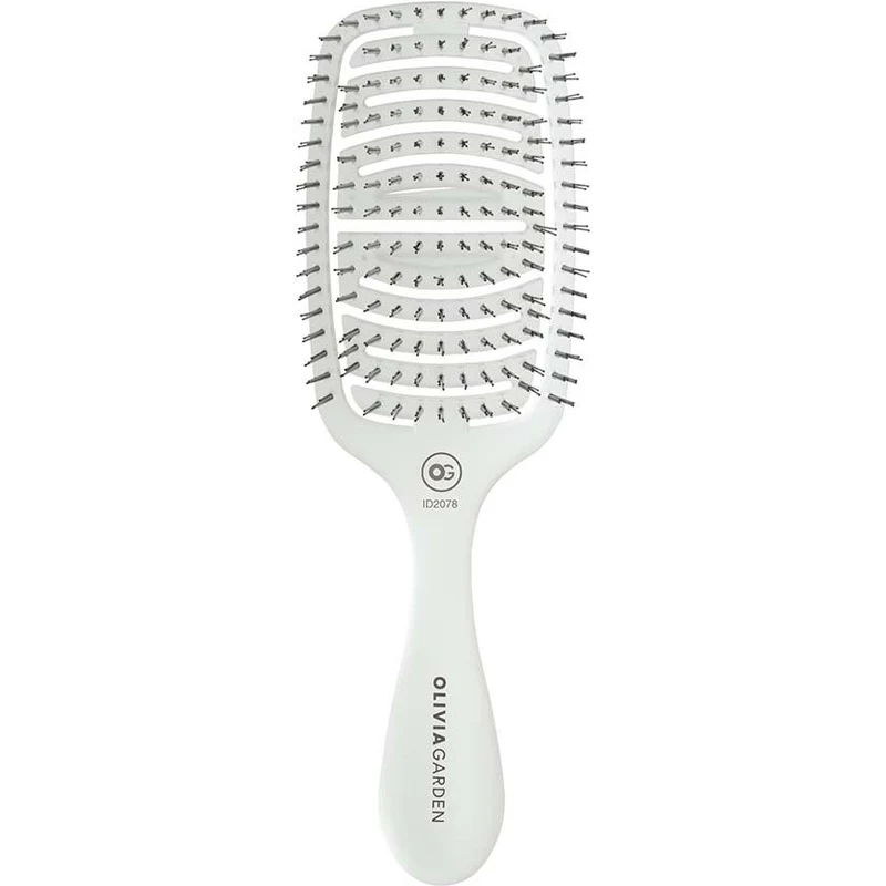 Olivia Garden Essential Care Flex Detangle Fine Hair Ice White - GLAMI.sk