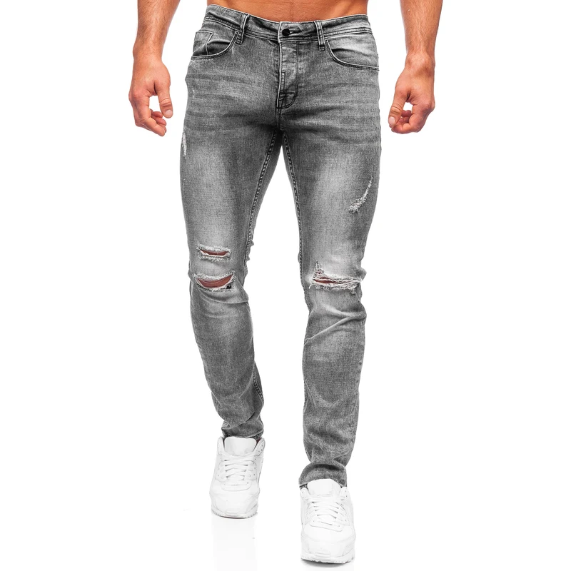 Sivé pánske regular fit rifle Bolf MP002G - GLAMI.sk