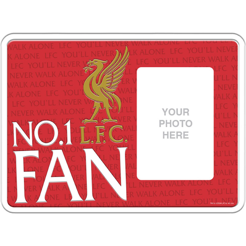 FC Liverpool official FC Liverpool rámik na fotografiu No1 Fan 12cm x 8 ...