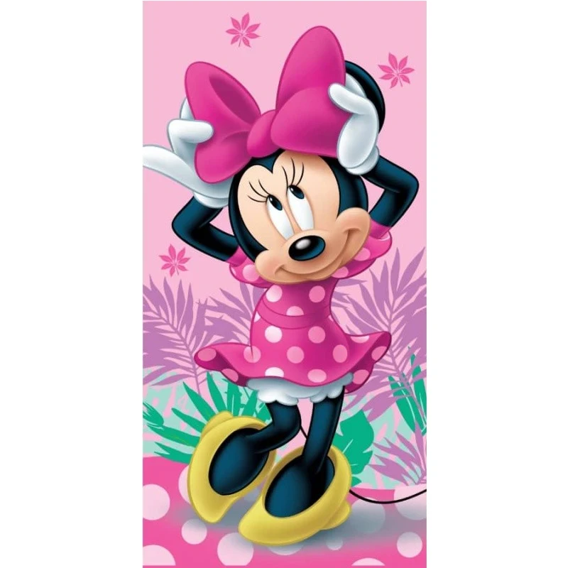 Jerry Fabrics Plážová bavlnená osuška Minnie Mouse (Disney) - GLAMI.sk