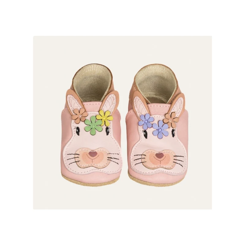 Barefoot capáčky Lait et Miel - Lapin králík růžové - GLAMI.sk