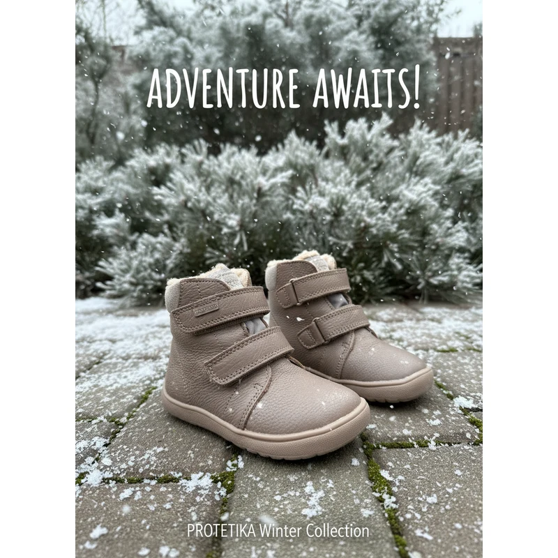 Protetika - zimné barefoot topánky s membránou PRO-TEX BEKA dark pink ...