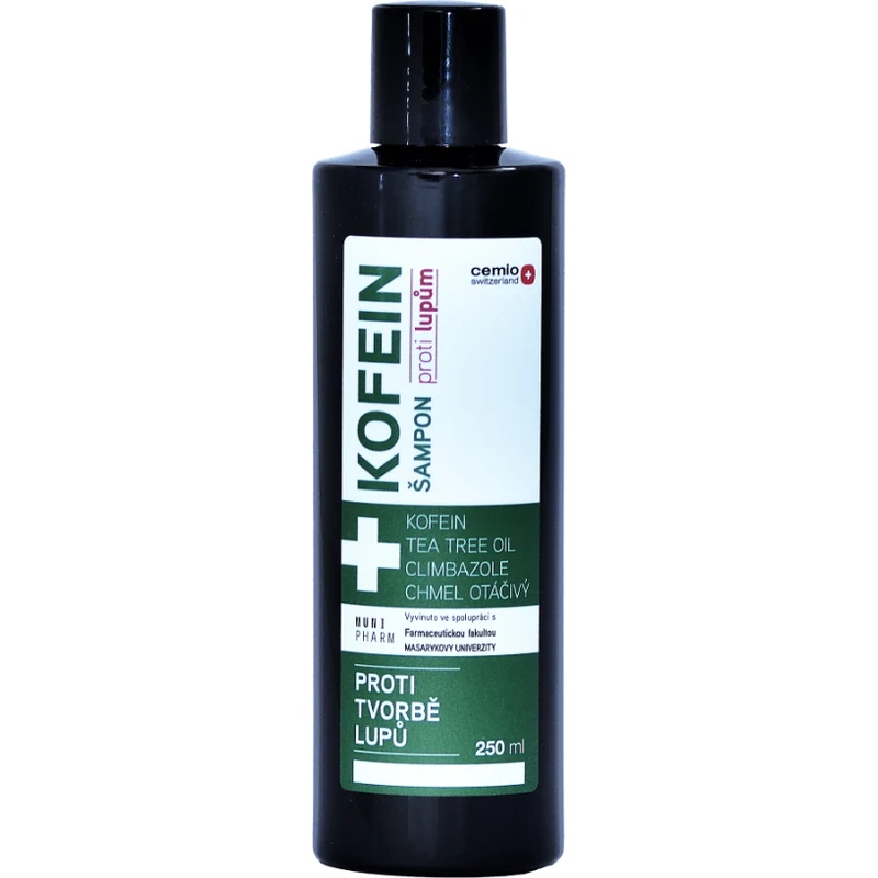 Cemio Switzerland Cemio Caffeine Anti-Dandruff Shampoo 250 ml - GLAMI.sk