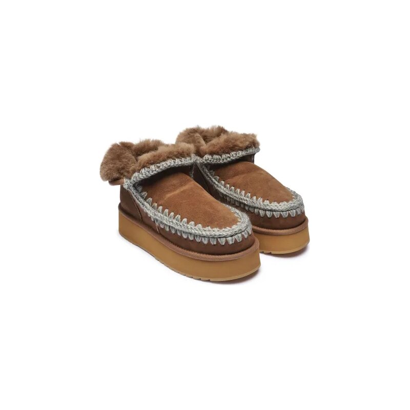 MOU Snehule Mini Eskimo Platform | shearling | zamsz - GLAMI.sk