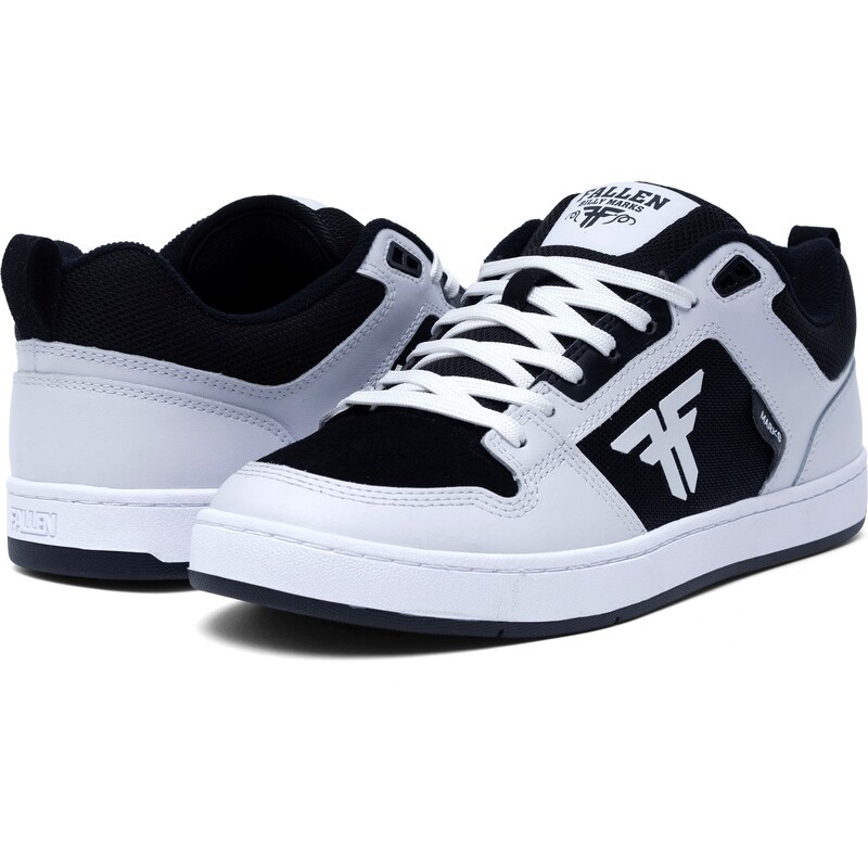 topánky FALLEN - Revolver White Black Billy Marks (WHITE/BLACK) veľkosť ...